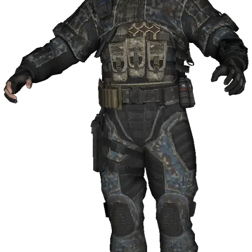 Black Ops 2 Sniper Character Model