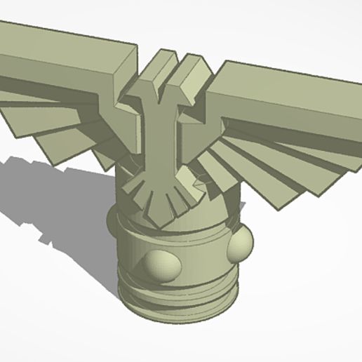 ⚔ Imperial Banner Pole Topper・Free STL File for 3D printing・Cults