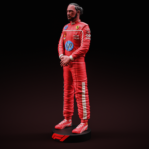 🗿 Lewis Hamilton・ STL File for 3D printing・Cults