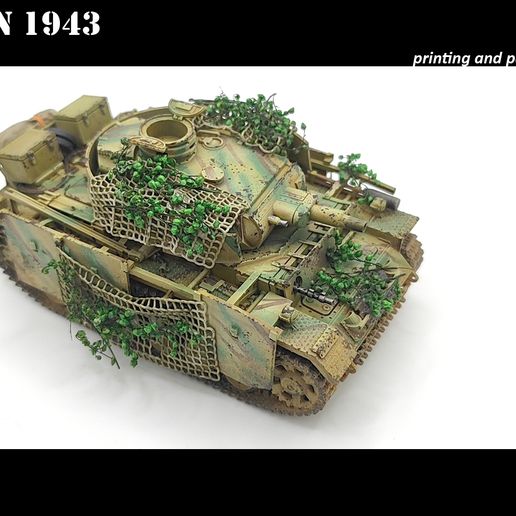 🇩🇪 Panzer III N Early/Late prod pack・ 3D File for 3D printing・Cults