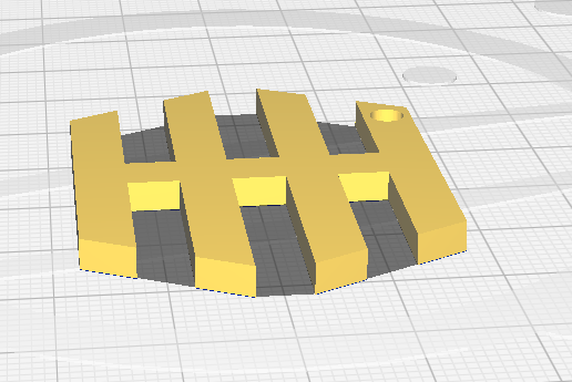 STL file HHH keychain 🗝️ ・Model to download and 3D print・Cults