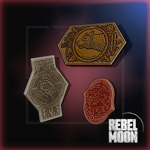 OBJ file DARAM COINS CURRENCY REBEL MOON 💱 ・3D printable design to ...