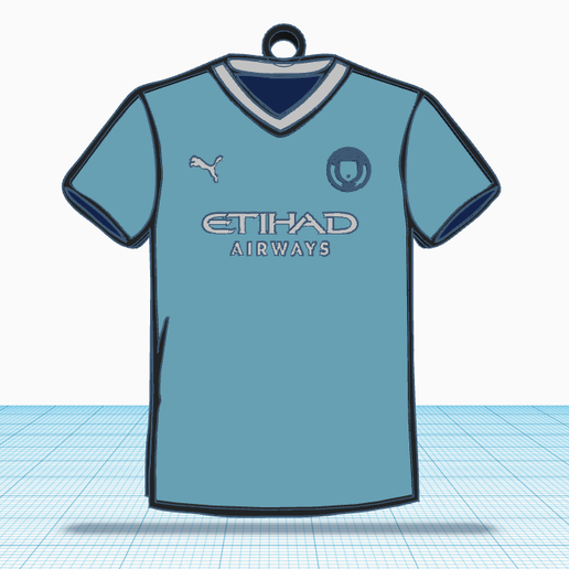 STL file Key ring Foden 47 Manchester City Premier League Shirt 🔑 ・3D ...