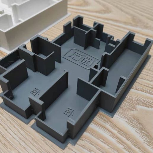🏛️ 3D floor plan・Free STL File for ・Cults