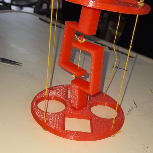 Free STL file Tensegrity. Floating Object Holder 💭 ・3D printer design ...