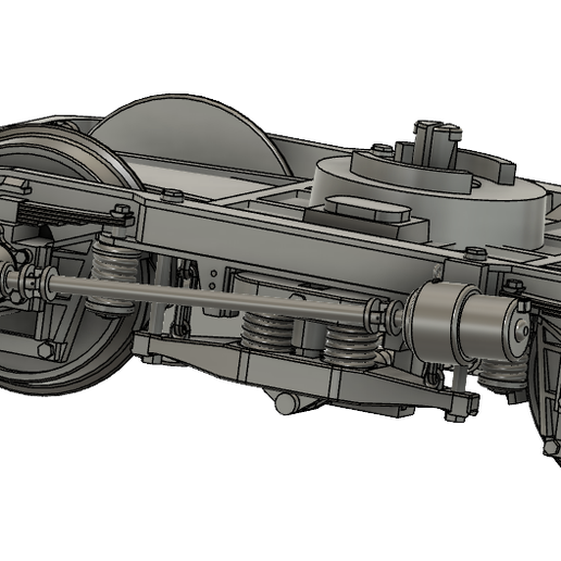 STL file Bogie modern for LIMA bogie wagon gauge 0 , Gauge 0, Bogie for ...