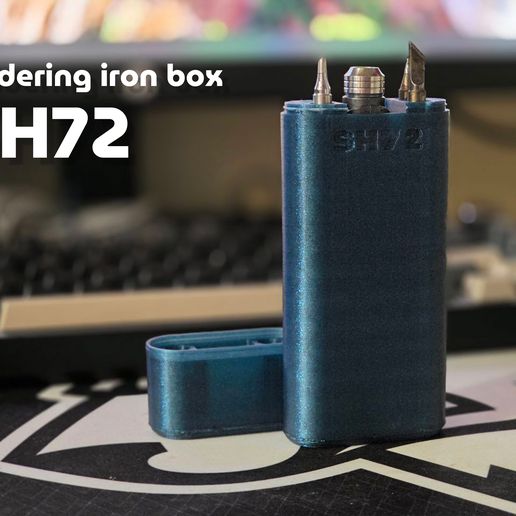 📦 SH72 Soldering iron box・ 3MF File for 3D printing・Cults