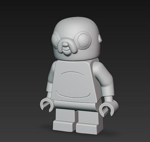 🐕 Jake the Dog Blocks Style - STL 3D Printing Static Figure・ STL File ...