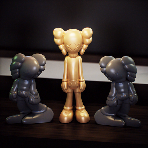 🦸‍♀️ Kaws Perspective nightmare Pack x 3 models - kaws Pesadilla de ...