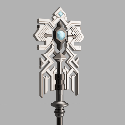 3D file G'raha Tia's Crystal Exarch Staff from Final Fantasy XIV 🔮 ・3D ...