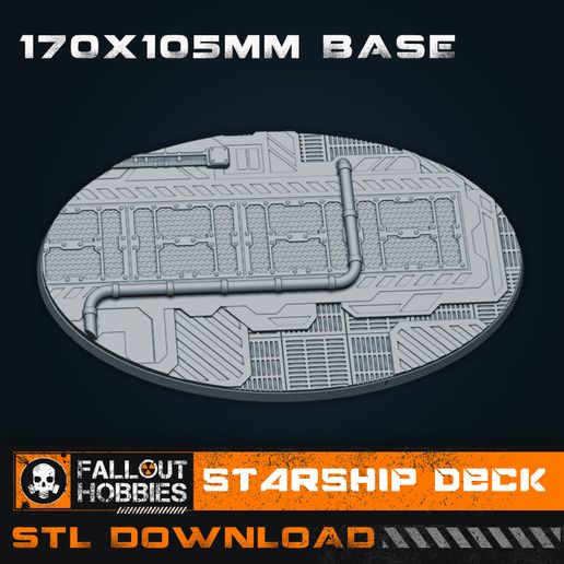 🎲 Starship Deck STL Base Collection for Tabletop Wargames・ 3D File for ...
