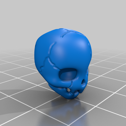 💀 Chibi Skeleton・Free 3D File for ・Cults