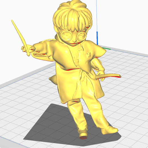 🗿 Harry Potter Flying・ STL File for 3D printing・Cults