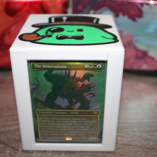 STL file Commander Mini Snap Deck Box - Slime / Ooze / Mimeoplasm 🧬 🦠 ...