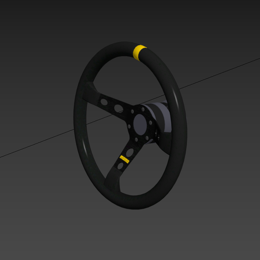 🛞 MOMO Steering wheel・Free OBJ File for ・Cults