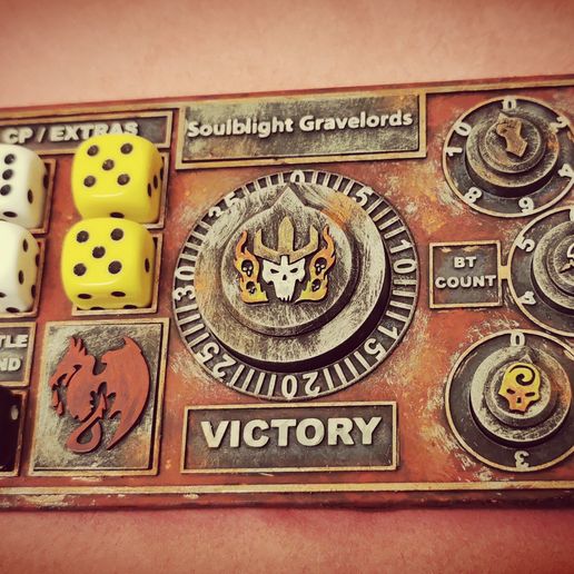 🔨 War Hammer AOS - 3rd Edition - Turn/Game Tracker・ STL File for ・Cults