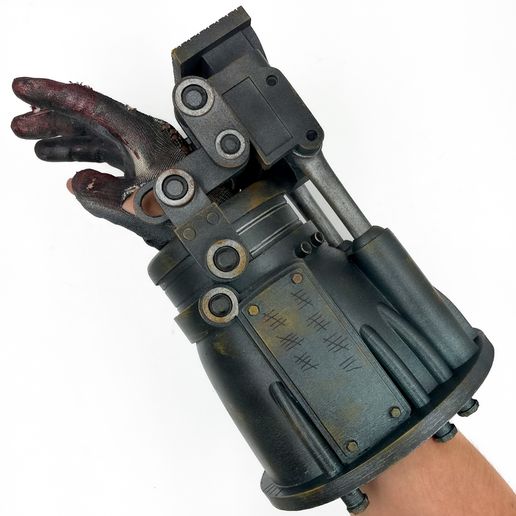 🤜 Power Fist Fallout 3 Replica Prop Cosplay Glove・ 3D File for 3D ...