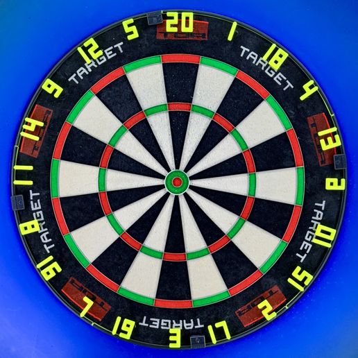 💍 Darts Dartboard Number Ring Zahlenring・Free STL File for 3D printing・Cults