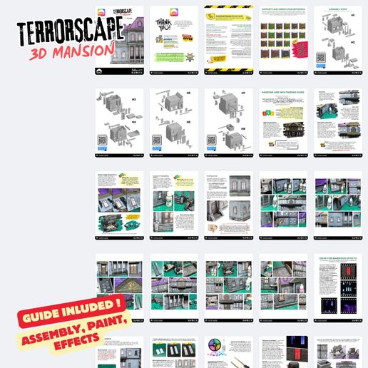 STL 文件 👻🎃 3D printable Mansion for Terrorscape boardgame (Accessories ...