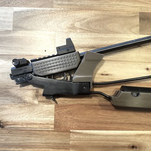 🦡 Little Badger grip and stock with integrated moderator holder・ STL ...
