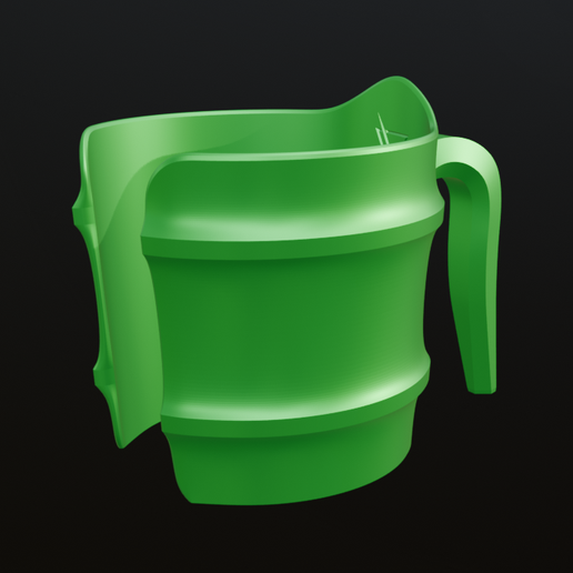 ☕ Coffee Handle・ STL File for 3D printing・Cults