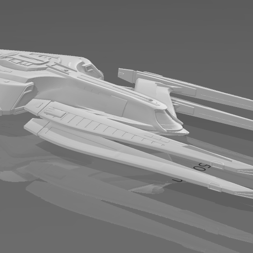 🖖 STO - Terran - Hydra-class Intel Destroyer・Free STL File for 3D ...