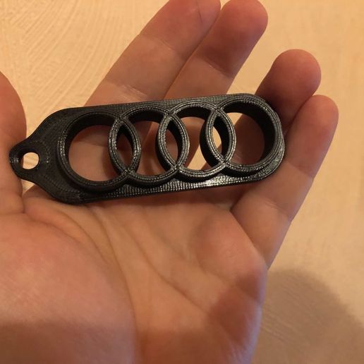 🚗 Audi keychain・Free STL File for ・Cults