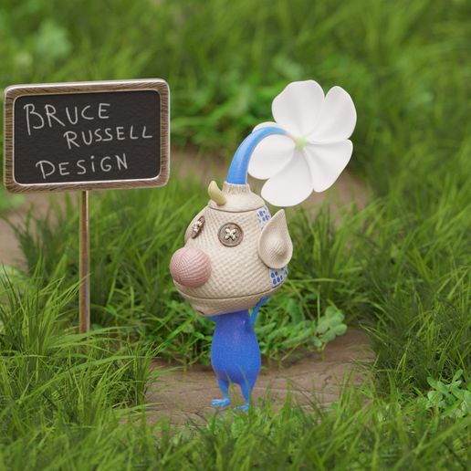 STL file Blue Pikmin with Louie mask 🌿 ・3D printing design to download ...