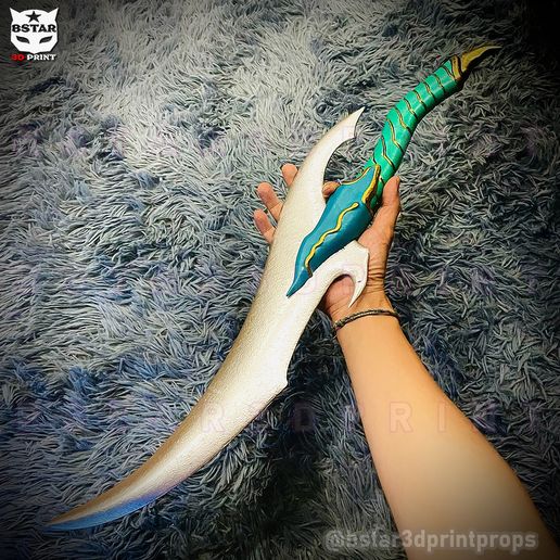 🗡️ Baruka Dagger High Quality - Solo Leveling Cosplay・ STL File for 3D ...