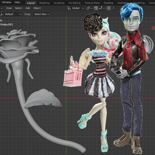 ️‍🔥 Love in Scaris Rose (Rochelle Goyle & Garrott du Roque)・ STL File ...