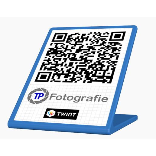 🧑‍💻 QR code stand / Twint stand・Free STL File for 3D printing・Cults