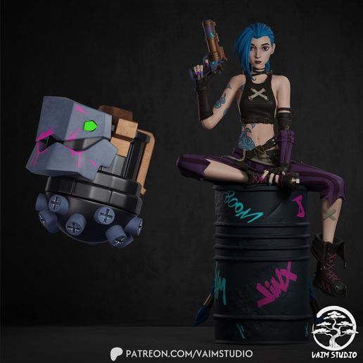 Archivo 3D gratis Free STL Bomb JINX 🆓 ・Plan imprimible en 3D para ...