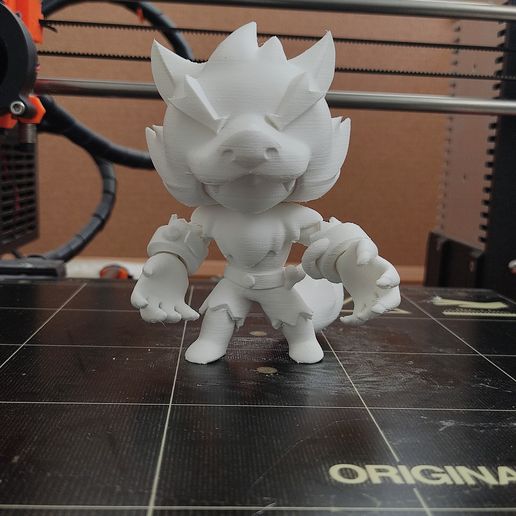 Imprimible en 3D brawl stars leon fan art (White Wolf Version ) • hecho ...