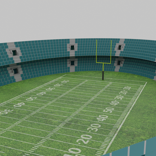STL file American Football Stadium 🏈 ・3D printable model to download・Cults