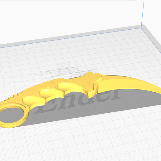 STL file KARAMBİT 🔪 ・Template to download and 3D print・Cults