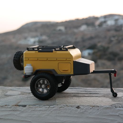 🚐 Offroad utility camper trailer SRC100 for rc・ 3D File for 3D printing ...