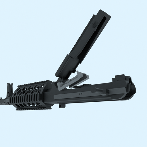 🔫 ARES 16 AR-15 LMG Kit Airsoft For M4 Receiver kit・ STL File for 3D ...