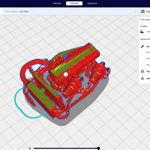 ⚙️ RB26DETT Engine・ STL File for 3D printing・Cults