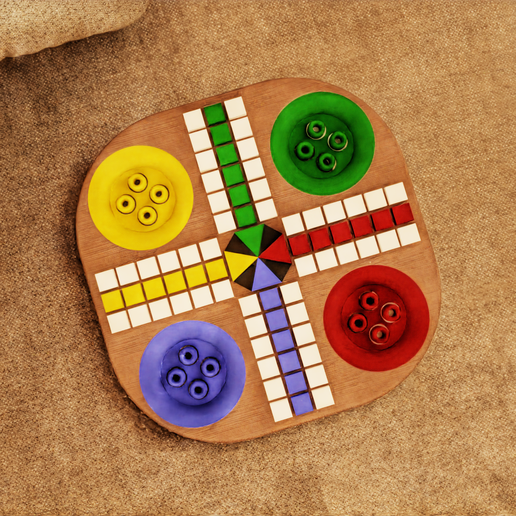 👪 LUDO - BOARD GAME・ 3D File for ・Cults