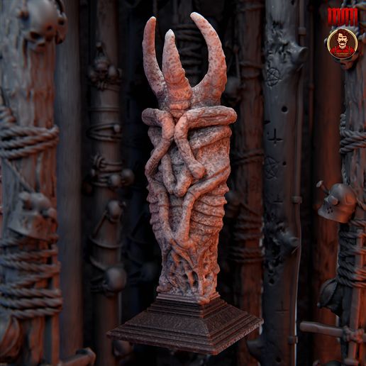 🤞 "The Impure Hope" – Pupa Statue of the Black Grail・ STL File for 3D ...