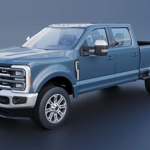 🚗 F-250 - 2023・ 3D File for 3D printing・Cults