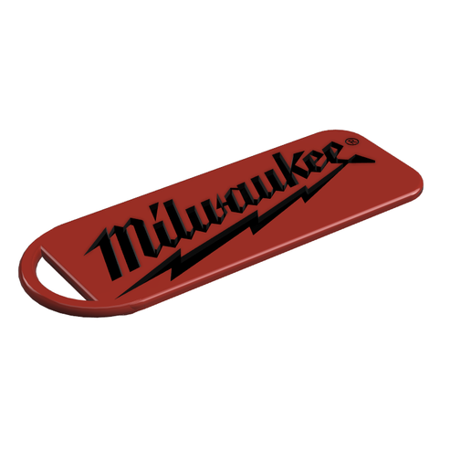 🗝️ Milwaukee Keychain・Free STL File for ・Cults
