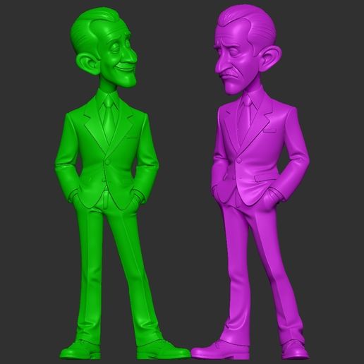 🎬 The Smothers Brothers・ STL File for 3D printing・Cults