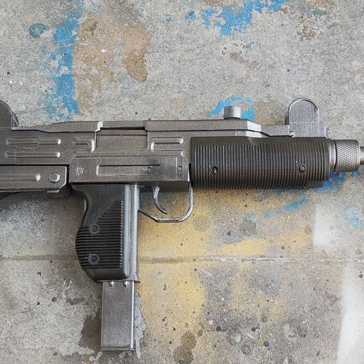 🇮🇱 uzi smg dummy non firing props in MP2A1 Markings・ OBJ File for 3D ...
