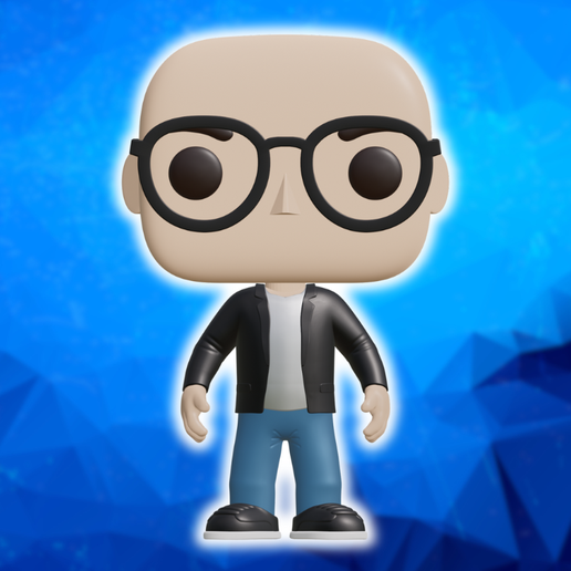 👨‍🦲 FUNKO BALD MAN・ STL File for 3D printing・Cults