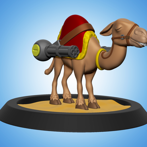 🐪 Metal Slug Sv-camel・Free STL File for ・Cults