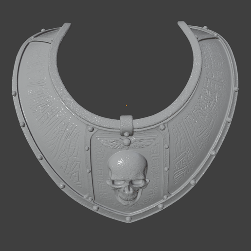 🗡️ Tombguard Gorget・ STL File for 3D printing・Cults