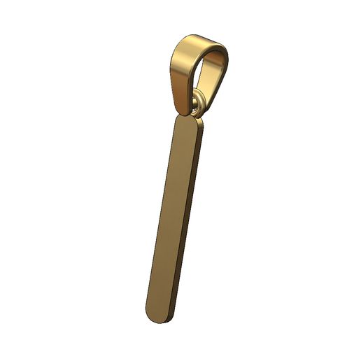 STL file Isa viking runes initials alphabet pendant charm bail 3D print ...