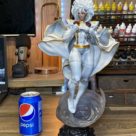 🦸 Storm 3D Print・ STL File for ・Cults