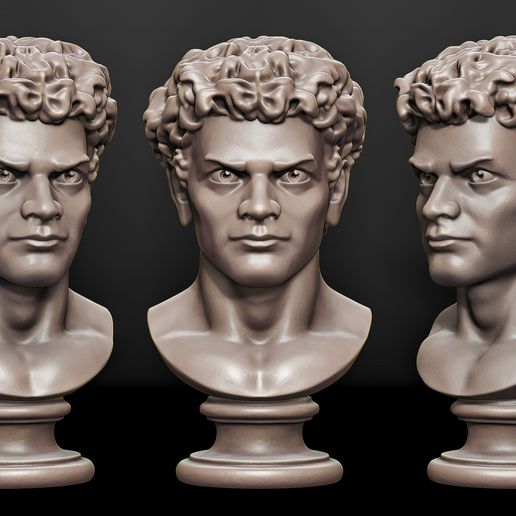 Free STL file Roman Man Bust - 3D Print Ready Sculpture 👨 (OBJ)・3D ...